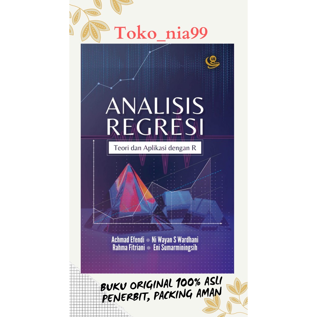 Jual Buku ORI Analisis Regresi Teori dan Aplikasi dengan R | Shopee Indonesia