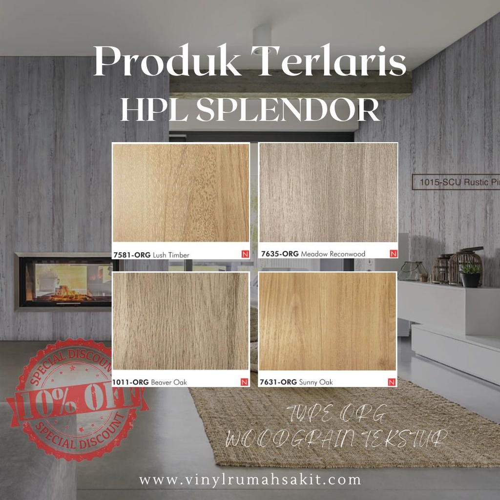 Jual HPL SPLENDOR TYPE ORG WOODGRAIN TEKSTUR - KEBUTUHAN LAPISAN ...