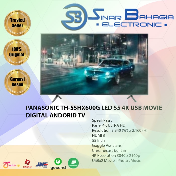 Jual PANASONIC TH-55HX600G LED 55 4K USB MOVIE DIGITAL ANDORID TV (NEW) (KHUSUS BANDUNG ...