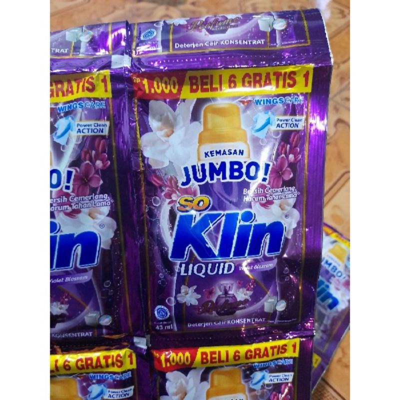 Jual Detergen So Klin / Soklin Cair Liquid 500 12 sct/ 1000 an 14 sct ...