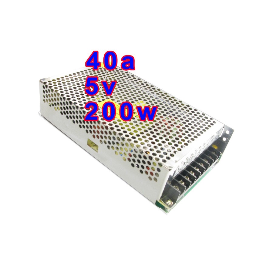 Jual Power Supply Switching 5V 40A psu 5 volt 40 amp amps 200w 200 watt LED | Shopee Indonesia