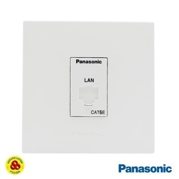 Jual Panasonic Stop KontaK Data Cat6 WESJ78019 + WEJ24886 Cat6 Style ...