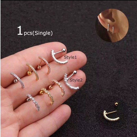 Jual Anting Piercing 1 pcs ( Single ) | Shopee Indonesia