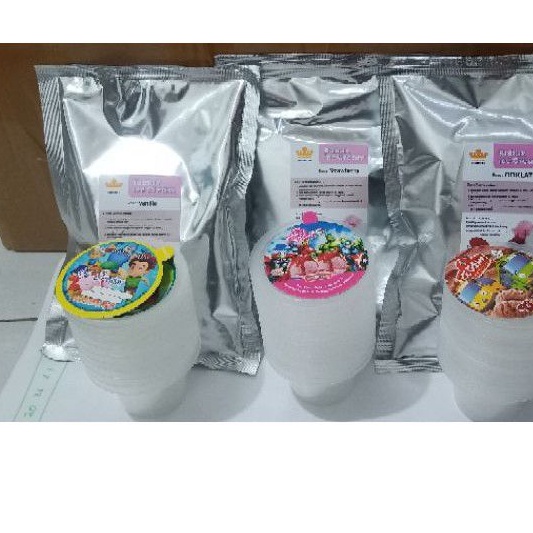 Jual Paket ice cream 3 rasa 600 g murah mahkota | Shopee Indonesia