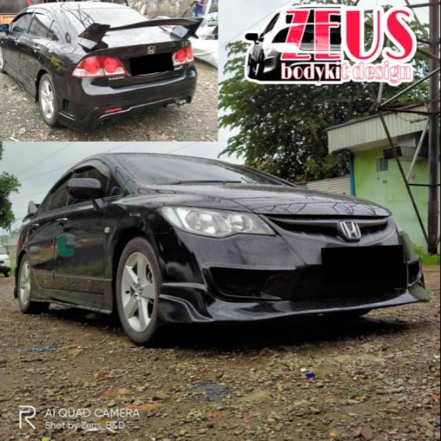 Jual BODYKIT CIVIC FD TYPE R JS FULL SET bodikit body kit ongkir ...