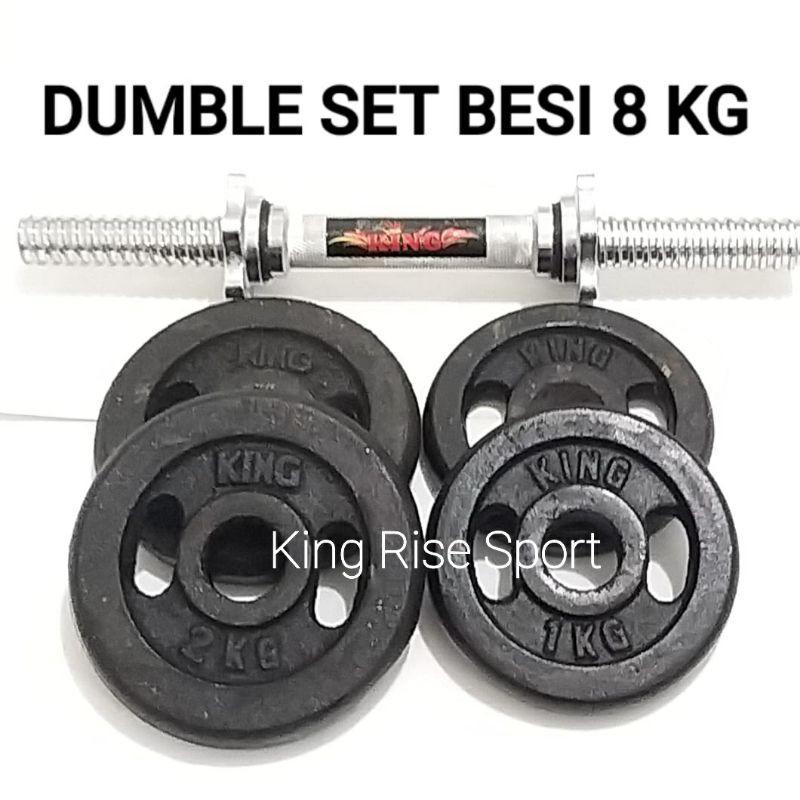 Jual Dumble Set Besi King 8 Kg - Ekonomis | Shopee Indonesia