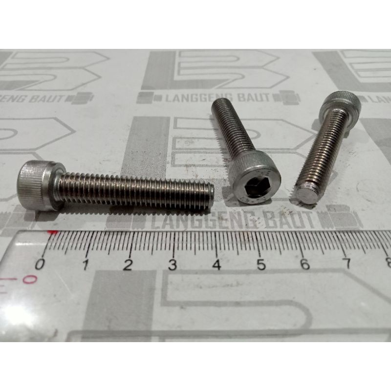 Jual Baut L Stainless M8 X 40 (4cm) THE A2-70 M8x40 | Shopee Indonesia