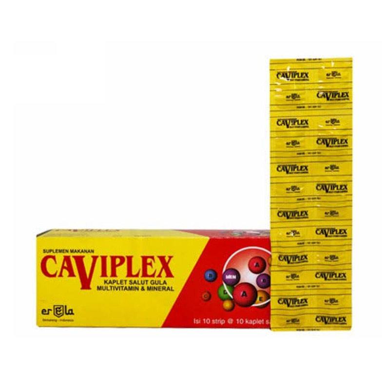 Jual Caviplex Mineral Multivitamin 1 box 10 strip/100 tablet - Murah ...
