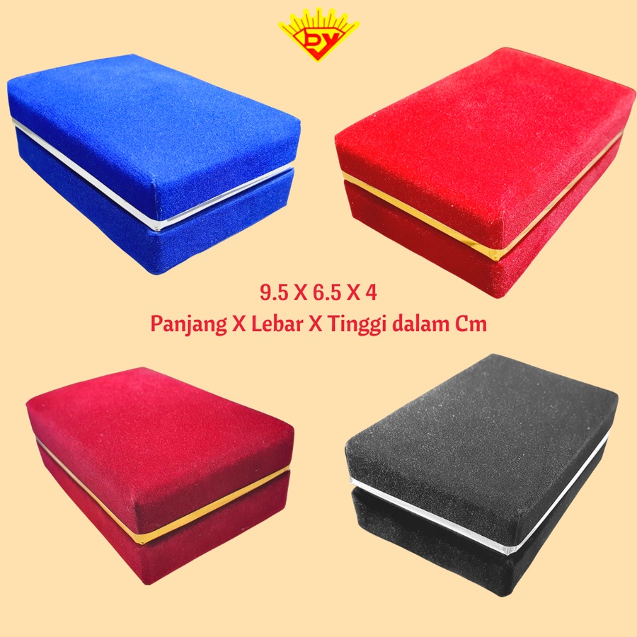 Jual [BISA COD] Box kotak Beludru Tempat Penyimpanan | Shopee Indonesia