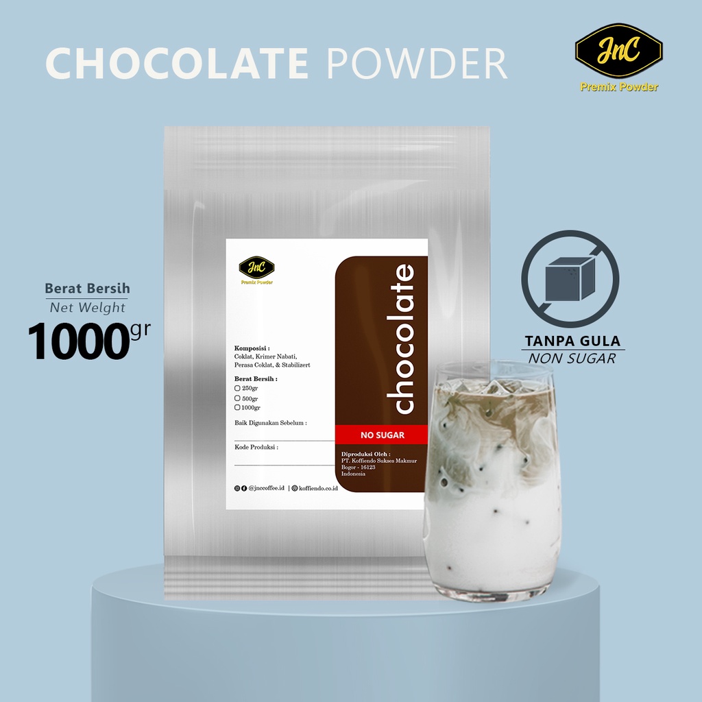 Jual JnC Chocolate Powder Tanpa Gula 1 KG / Bubuk Minuman Coklat ...