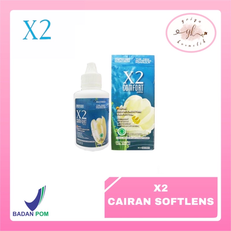 Jual GRIYA Cairan Softlens X2 60 ml Kecil Cairan Soflen | Cairan ...