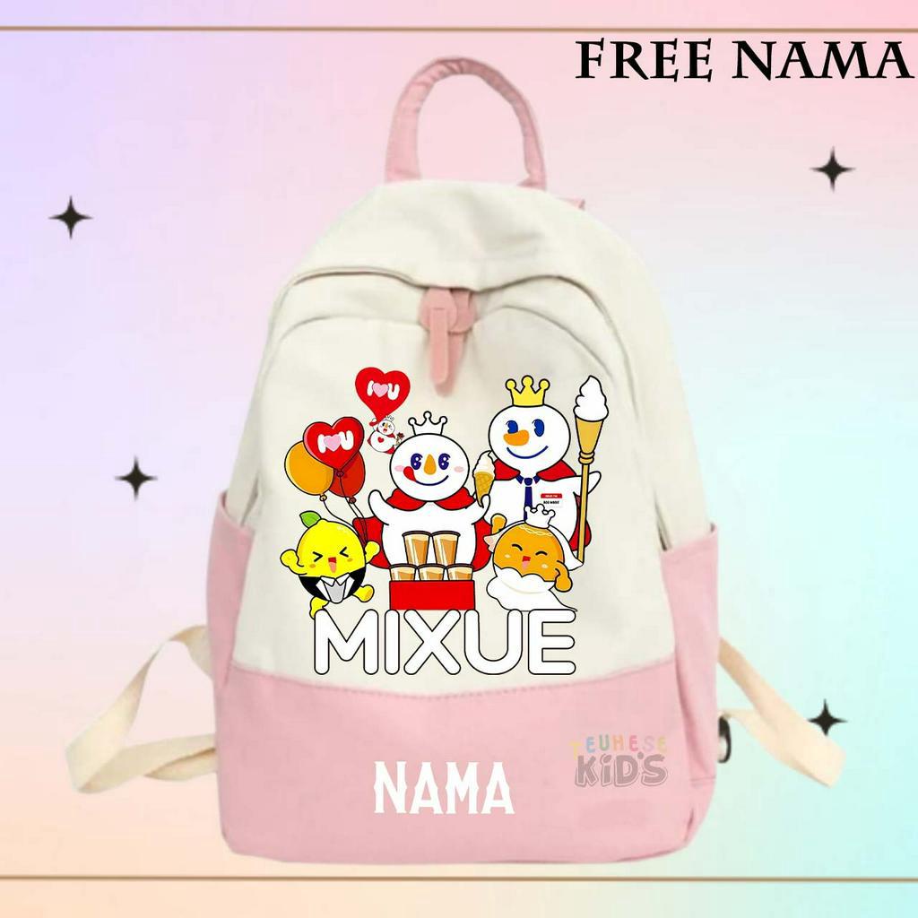Jual (FREE NAMA) tas backpack ransel anak sekolah tk sd motif karakter ...