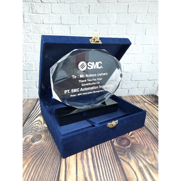 Jual PLAKAT AKRILIK kristal segi 8 +box | Shopee Indonesia