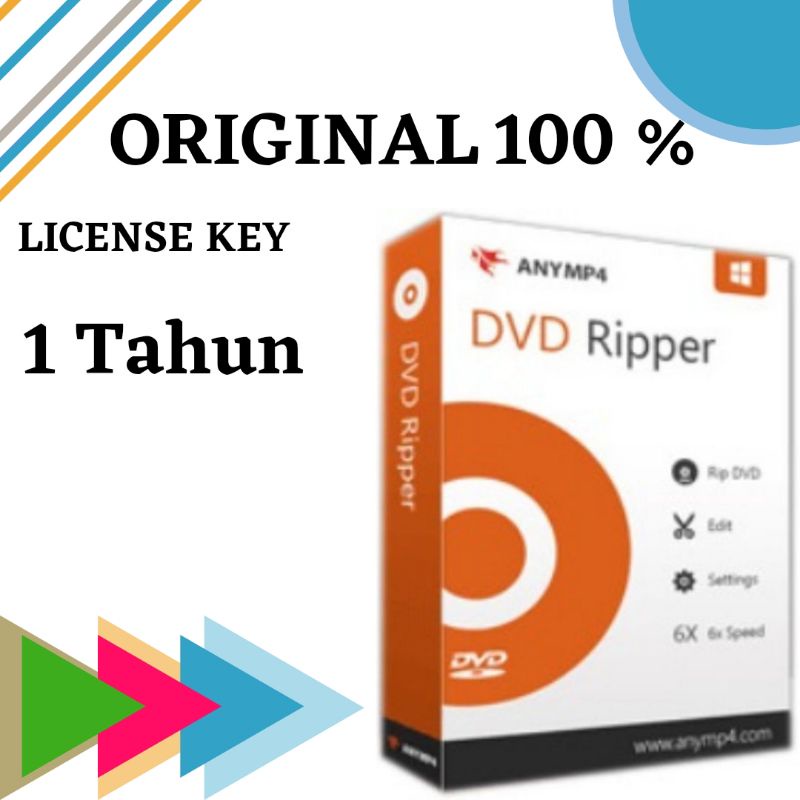 Jual AnyMP4 DVD Ripper 1 Tahun License Key Original | Shopee Indonesia