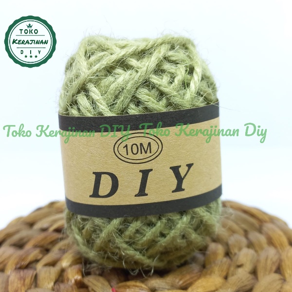 Jual Tali Rami Warna 1 Roll Tali Goni Jerami Bahan Kerajinan Craft ...