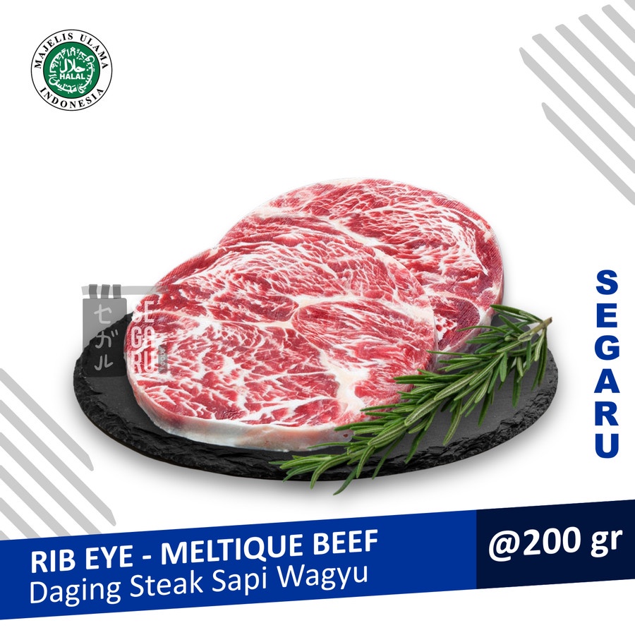 Jual Ribeye Steak Wagyu Meltique Premium | Cuberoll Beef Steak Meltik ...