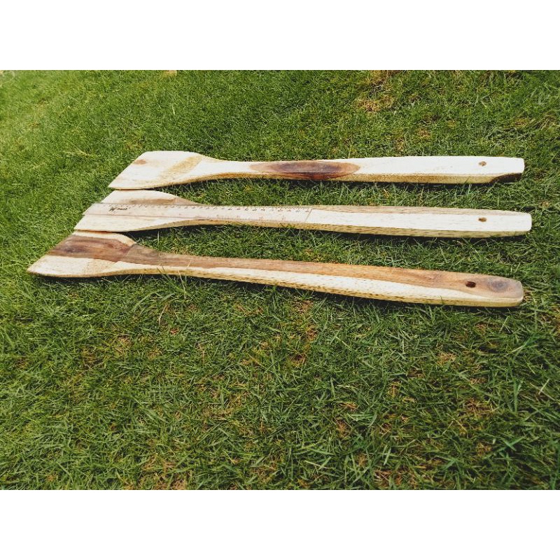 Jual Sodet kayu tebal spatula kayu sono (Sotil kayu original) | Shopee ...