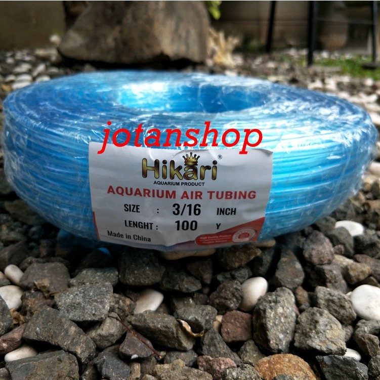 Jual selang aerator BIRU TRANSPARAN meteran blower hidroponik aquarium ...
