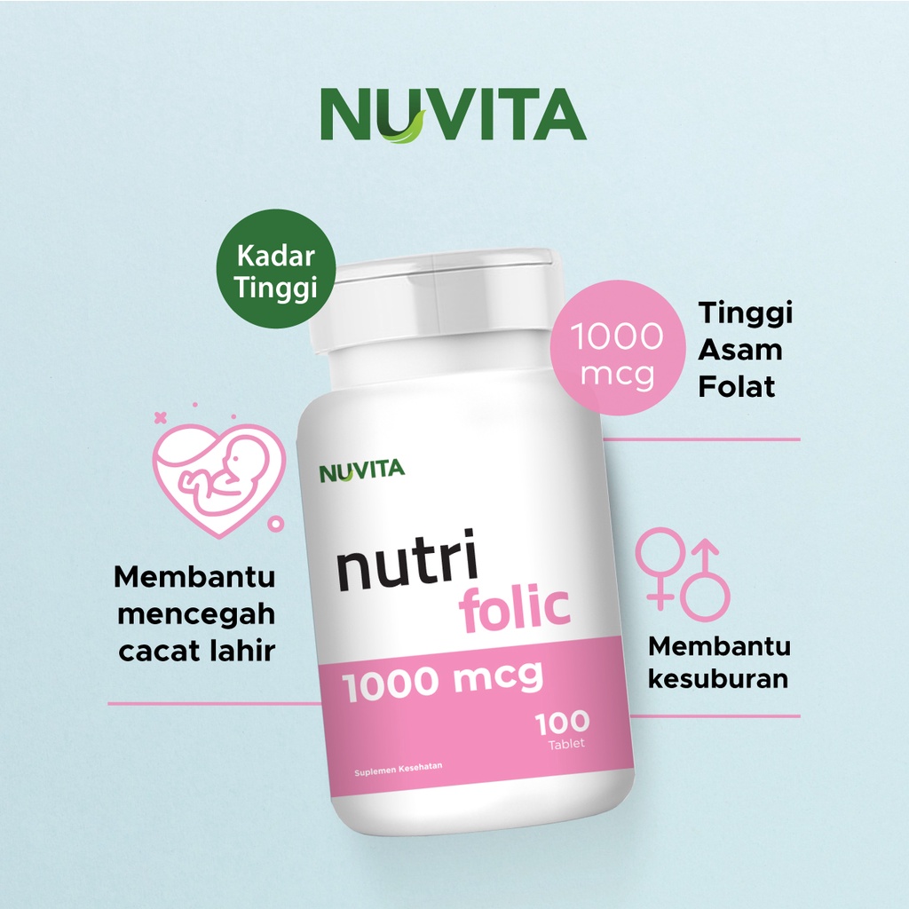 Jual Nuvita Nutri Folic 1000 mcg | Shopee Indonesia