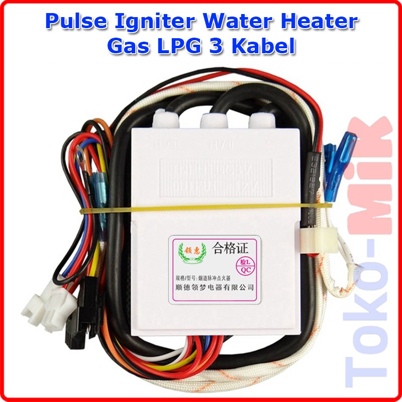 Jual Pulse Igniter Pematik Api Gas LPG Water Heater Pemanas Air 2 Kabel ...