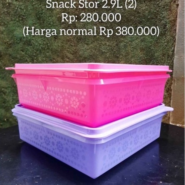 Jual wadah roti snack stor tuperware 2.9 liter (1pcs) | Shopee Indonesia