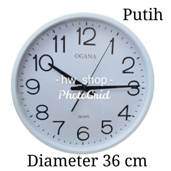 Jual Jam Dinding Polos Besar Diameter 36 cm | Shopee Indonesia