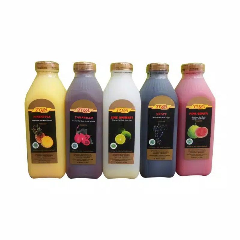 Jual Jus TOZA 1 Liter All Varian Rasa Harga Super Hemat | Shopee Indonesia