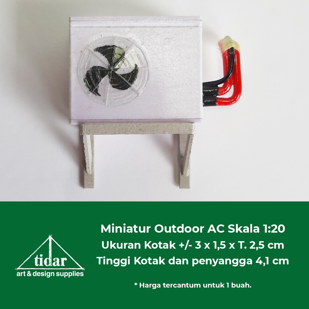 Jual MH - Miniatur Maket Outdoor AC Skala 1:20 - Air Conditioner ...