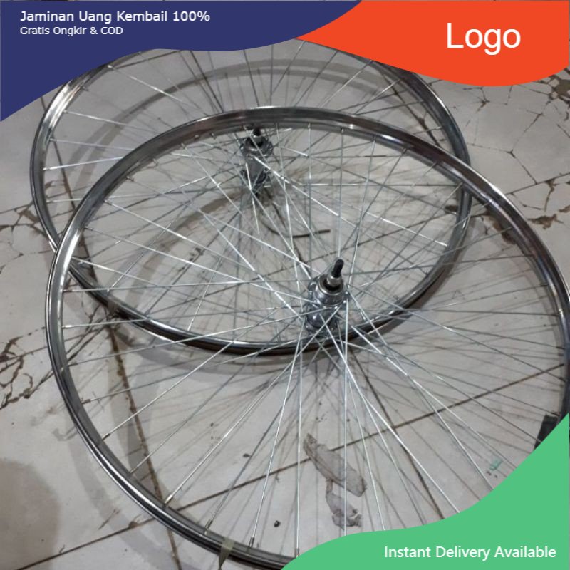 Jual PELEG / VELG SEPEDA 28 UNTA , ONTHEL , ONTEL dan JENGKI 26x13/8 ...