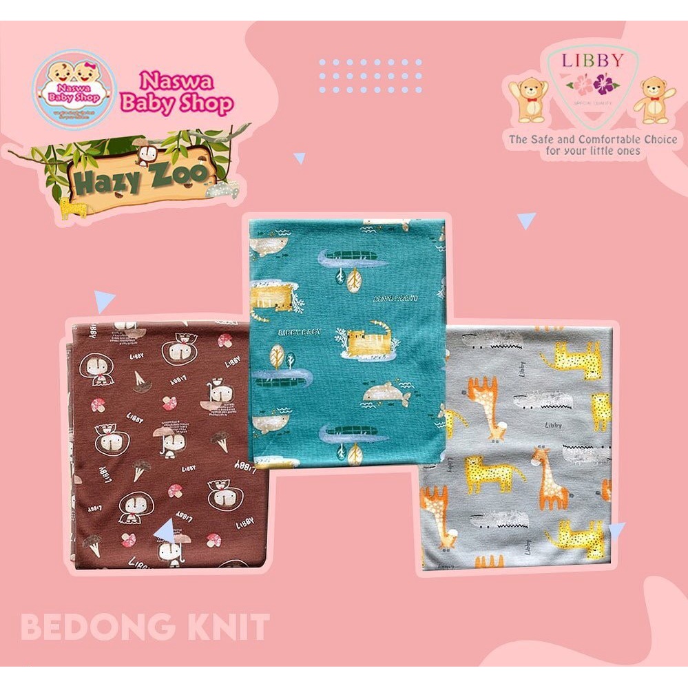 Jual Libby Bedong Knit Hazy Zoo Ukuran 110 x 90cm | Shopee Indonesia