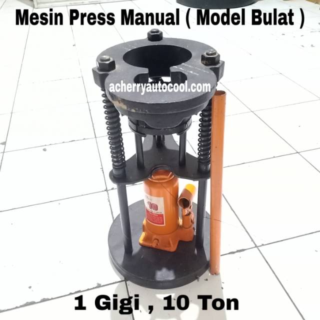 Jual Mesin Press Manual 1 Gigi 10 Ton Model Bulat | Shopee Indonesia