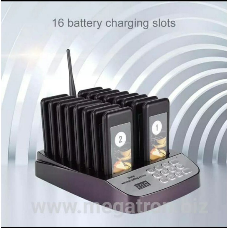 Jual Foodcourt Wireless Paging Calling System - Food Court Guest Pager ...