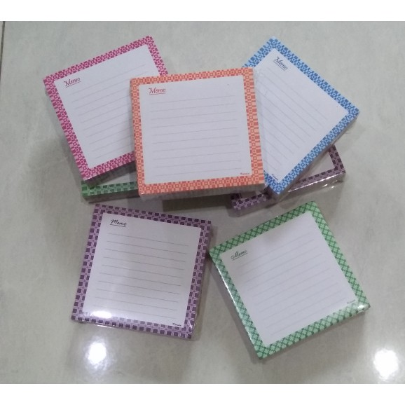 Jual KERTAS MEMO / MEMO PAD | Shopee Indonesia