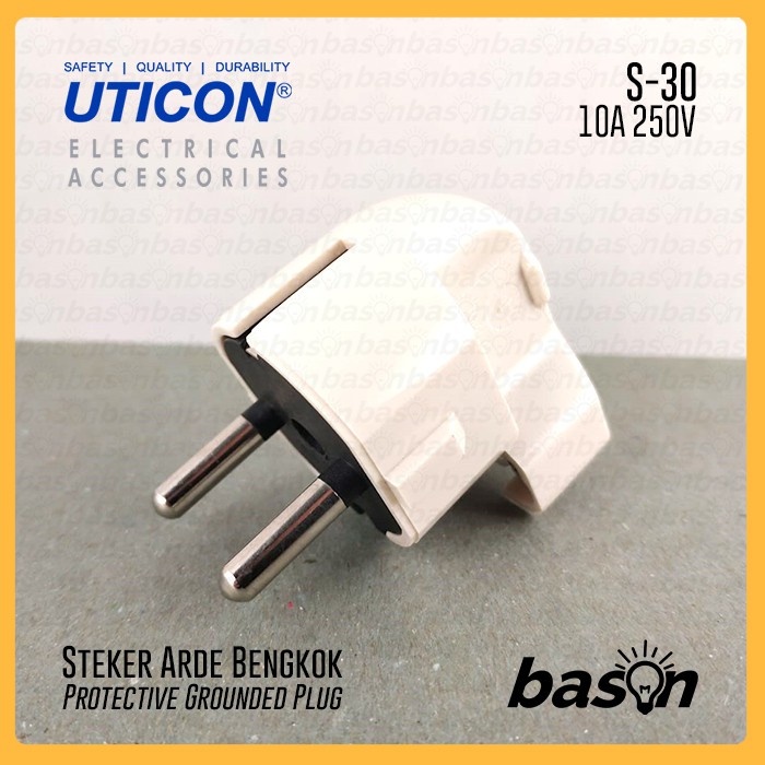 Jual UTICON S30 Steker Arde Bengkok | Shopee Indonesia