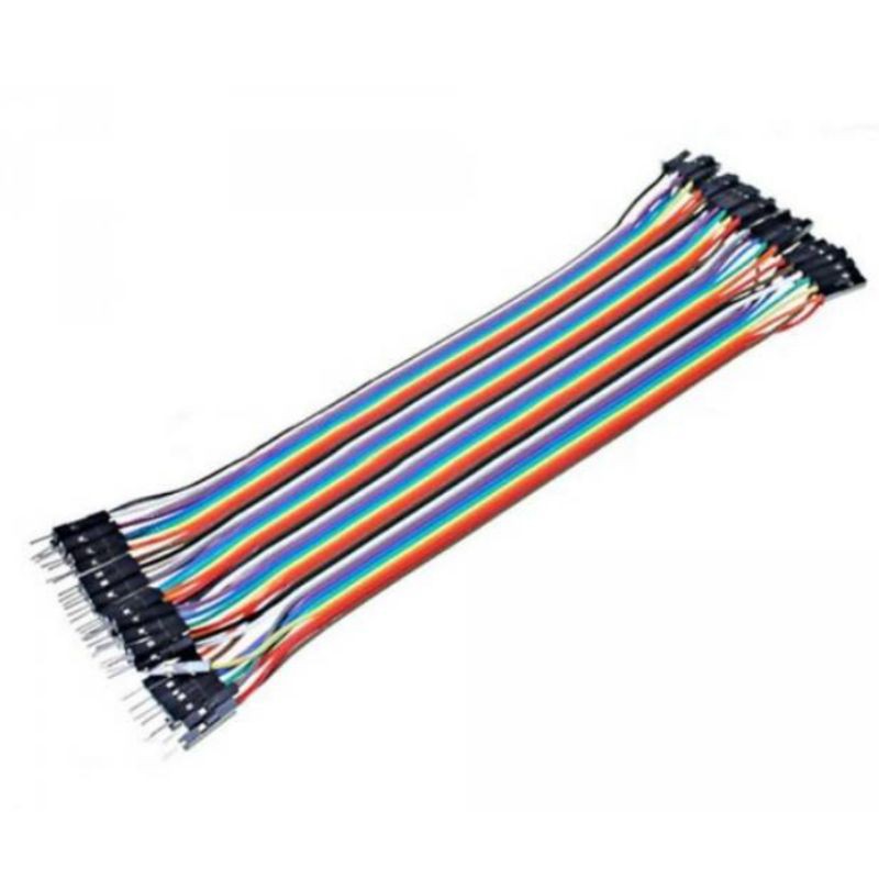 Jual KABEL JUMPER DuPont CABLE 40PIN MALE TO FEMALE 10CM 2,54MM ...