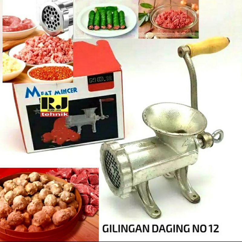 Jual Gilingan Daging Serba Guna Manual Meat Mincer Penggiling Daging no ...