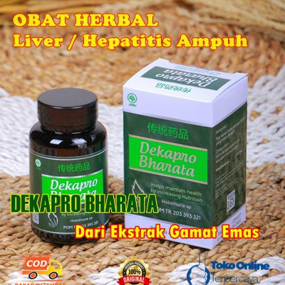 Jual OBAT HERBAL LIVER HEPATITIS ASLI DEKAPRO BHARATA | Shopee Indonesia