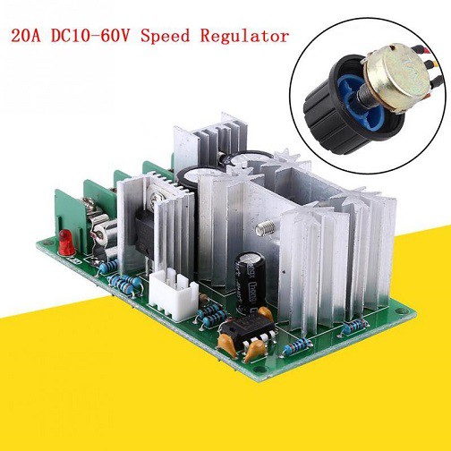 Jual KIT PWM Modul Kontrol Motor Speed DC10-60V Regulator Controller ...