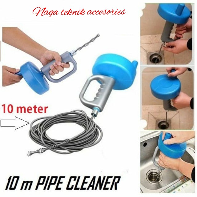 Jual Pipe Cleaner 10 Meter - Pembersih Saluran Pipa Mampet Alat Pembersih | Shopee Indonesia
