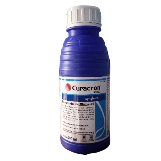 Jual Insektisida Curacron 500 EC kemasan 500 ml pembasmi ulat dan ...