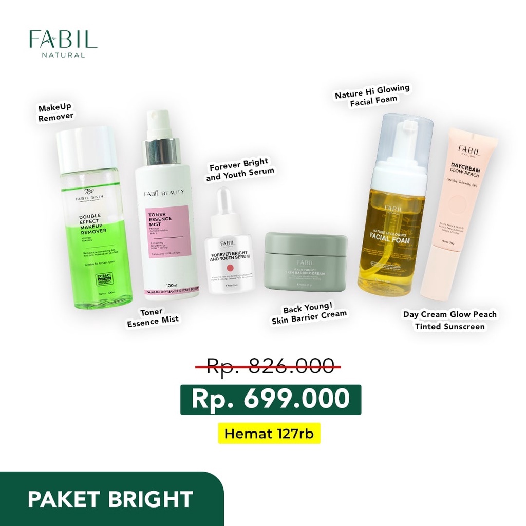Jual Paket Bright Fabil Natural | Shopee Indonesia