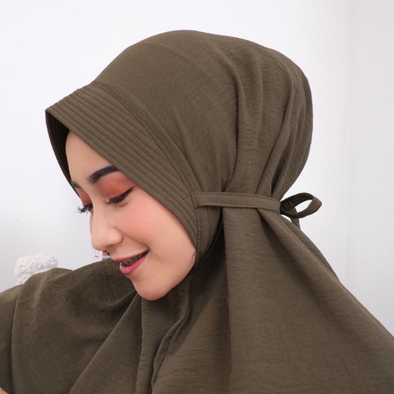 Jual BERGO PEDTALI CRINKEL/ JILBAB CRINKLE AIR FLOW - SIZE L./ HIJAB PET BUSA ANTEM CRINKLEE ...