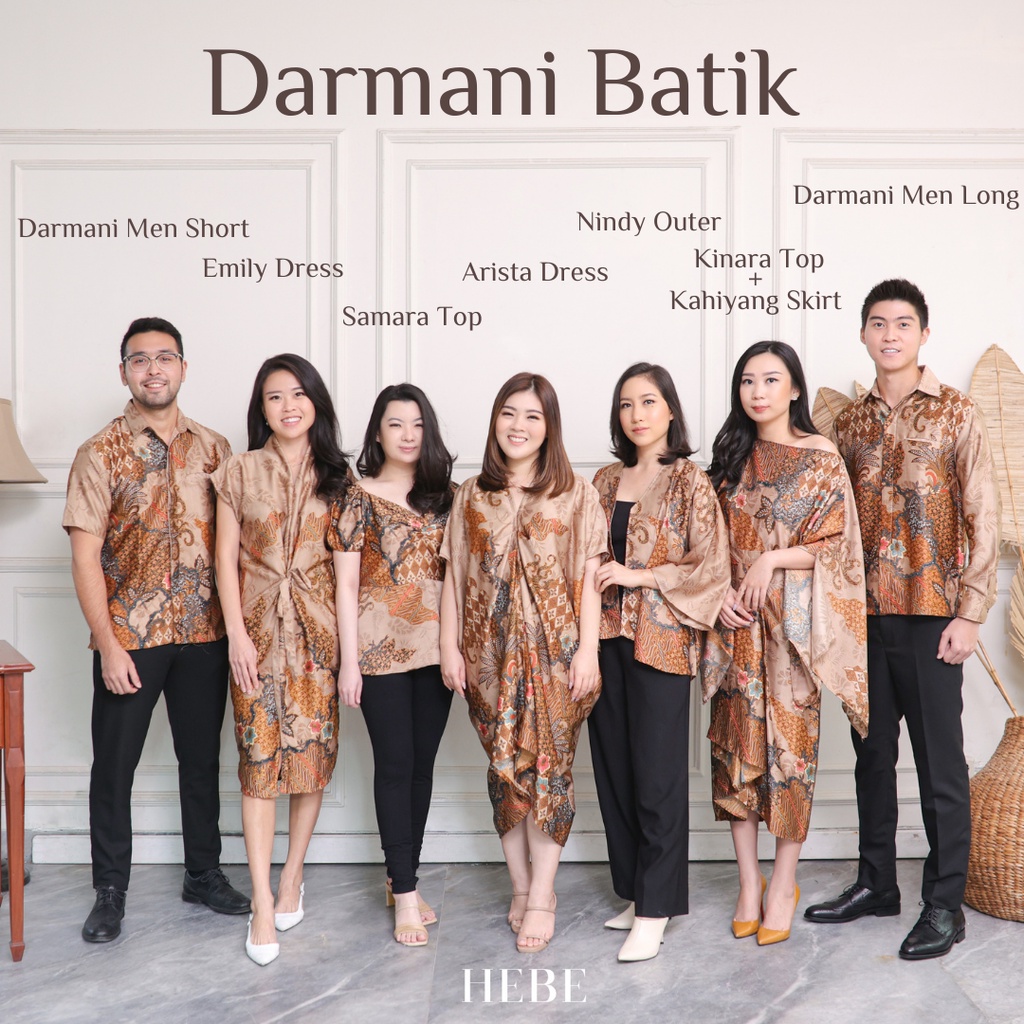 Jual Darmani Batik Set ( Available Couple Dewasa & Anak ) - Kinara Kahiyang Noma Emily Jenna ...