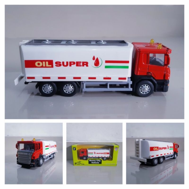 Jual Diecast Truk Tanki Minyak Alloy - Mainan Miniatur Mobil Tangki BBM ...