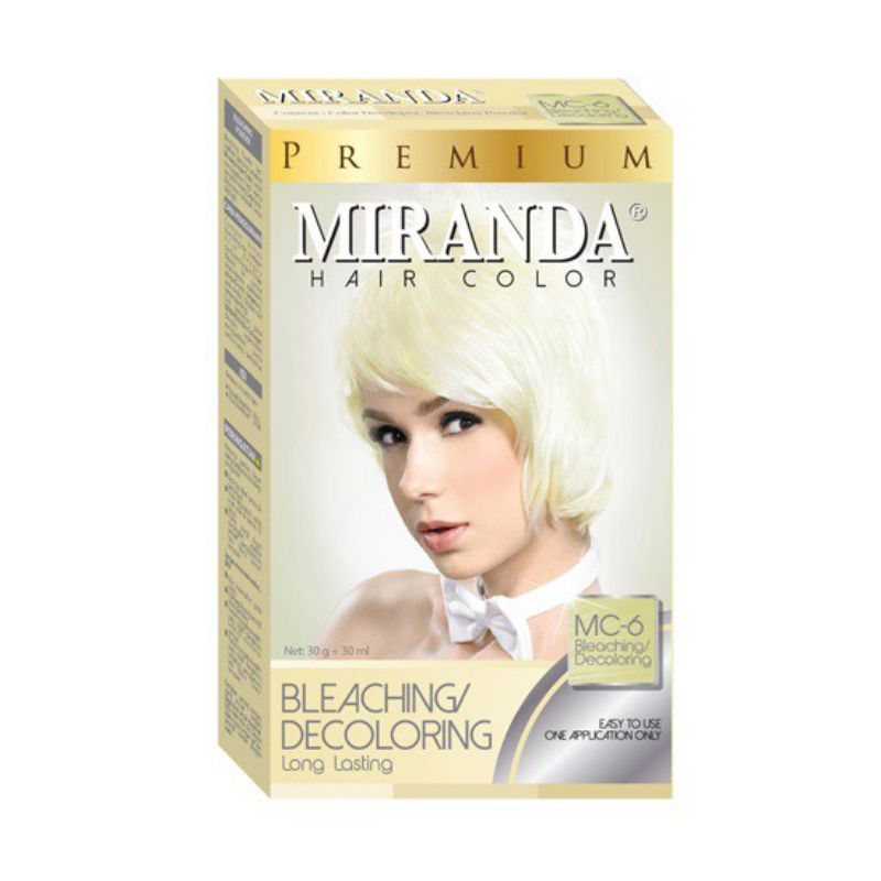 Jual MIRANDA Hair Colour BLEACHING DECOLORING 30g | Shopee Indonesia