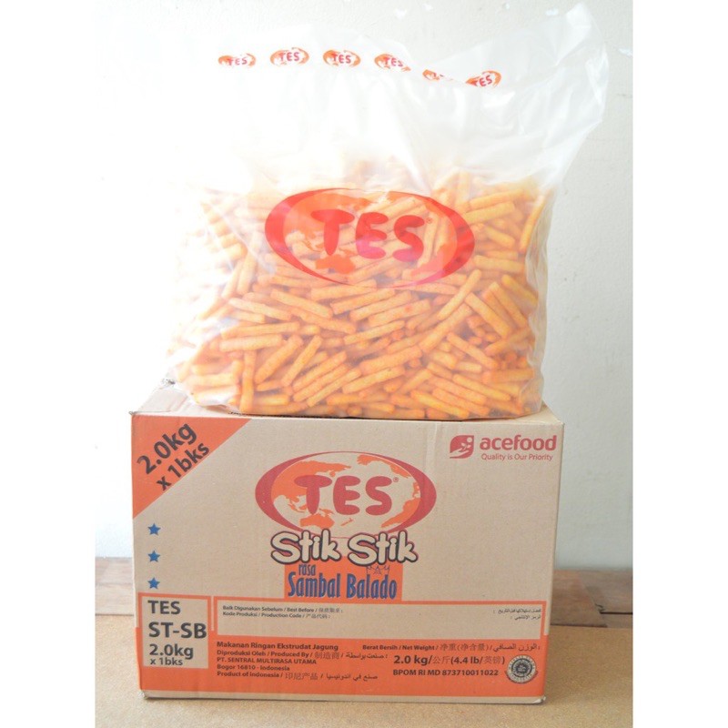 Jual 1 DUS STIK BALADO ISI 2kg (TES) | Shopee Indonesia