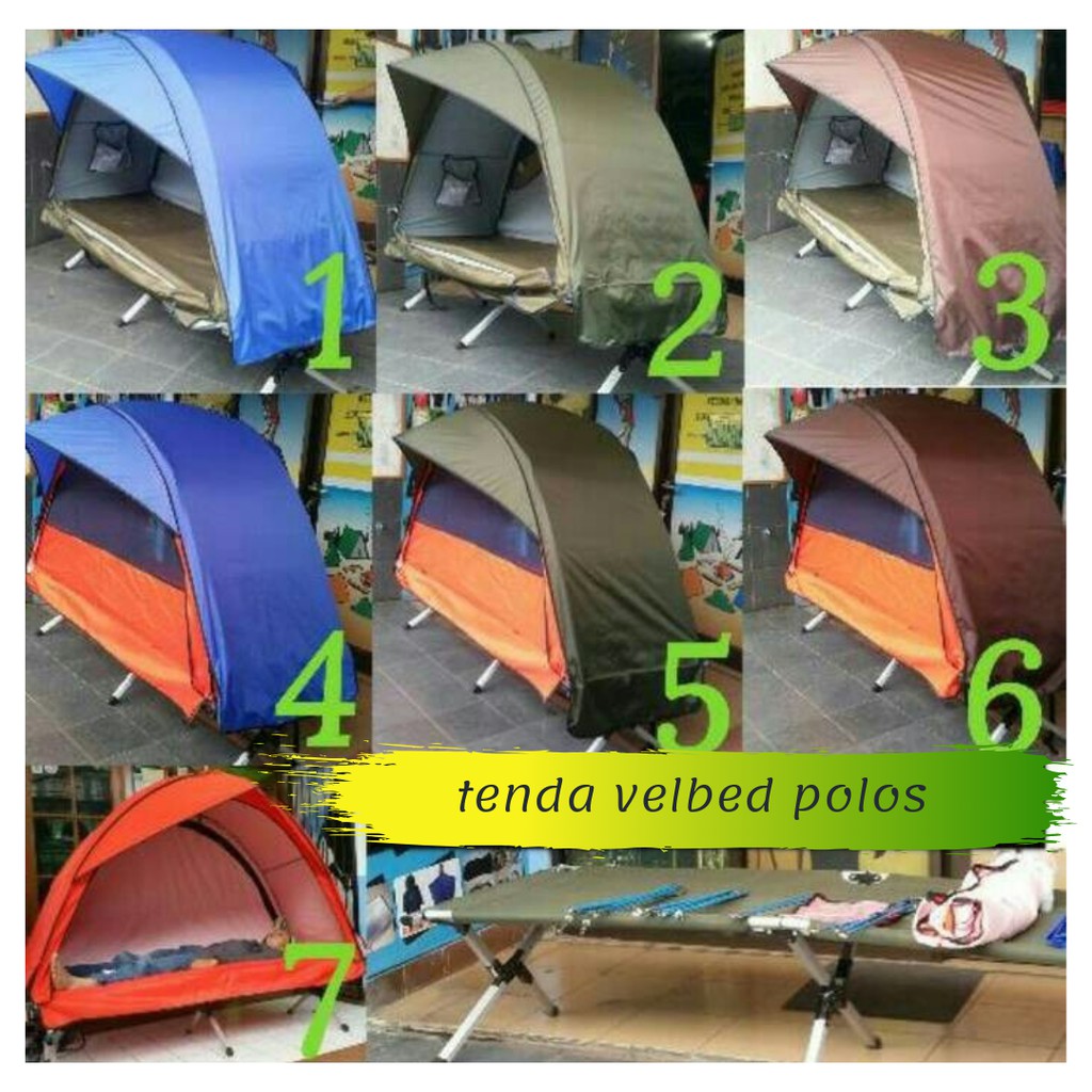 Jual Tenda Velbed Offroad Kemah kapasitas 1 orang felbed vilbed filbed ...