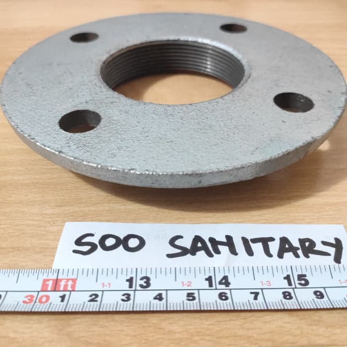 Jual Flange 2 1/2" Besi Galvanis - Plendes Bulat | Shopee Indonesia