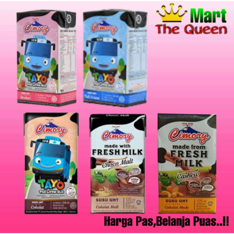 Jual CIMORY Susu UHT all varian rasa 125 ml | Shopee Indonesia