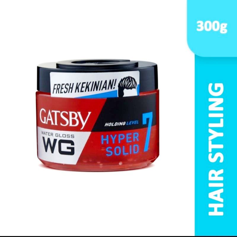 Jual [300gr] pomade Gatsby Water Gloss WG Merah | Shopee Indonesia